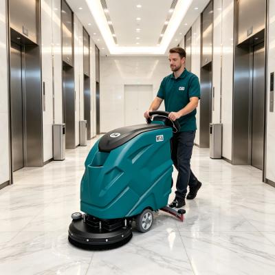China Commercial Walk‑Behind Floor Washer Dryer Automatic Hard Surface Cleaning Machine for Retail Stores & Warehouses for sale