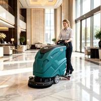 China Silent Type Commercial Walk‑Behind Floor Washer Scrubber Machine for Hospital, Clinic and Hotel Lobby for sale