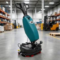 China Portable Walk‑Behind Heavy‑Duty Mini Floor Scrubber, 6L Recovery Tank for Industrial Manufacturing Sites and Farm Barn Cleaning for sale
