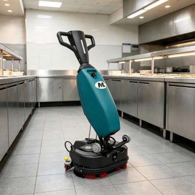 China Industrial‑Grade Mini Floor Scrubber Unit with 6L Wastewater Recovery Tank, Fit for Manufacturing Plants and Agricultural Farm Zones for sale