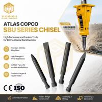 China 42CrMo Atlas Copco Hydraulic Rock Breaker Chisel For Concrete Demolition Wear Resistant for sale