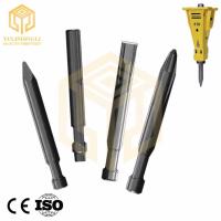 China Heat Treated Hydraulic ATLAS COPCO Breaker Parts Chisel For Rock Building Demolition for sale