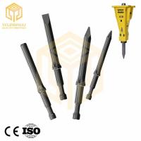 China Heat Treated Hydraulic ATLAS COPCO Breaker Parts Chisel For Rock Building Demolition for sale