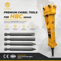 China Impact Resistant Atlas Copco Hydraulic Breaker Parts Hammer Chisel For Heavy Demolition for sale