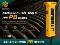 China Atlas Copco Hydraulic Excavator Rock Breaker Chisel For Demolition And Construction for sale
