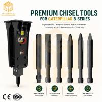 China Wear Resistant Deep Hydraulic Hammer Chisel CAT B Series For Construction Rock Breaker for sale