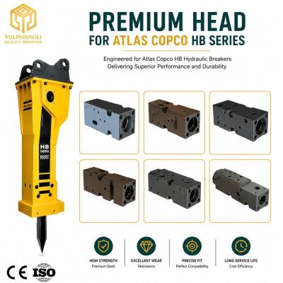 China ISO9001 Certified Hydraulic Breaker Head Atlas Copco Hammer Parts CNC Machining for sale