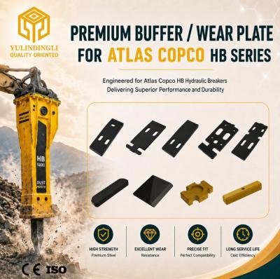 China Bulk Concrete Breaker Parts Atlas Copco Hammer Parts Buffer Wear Plate for sale