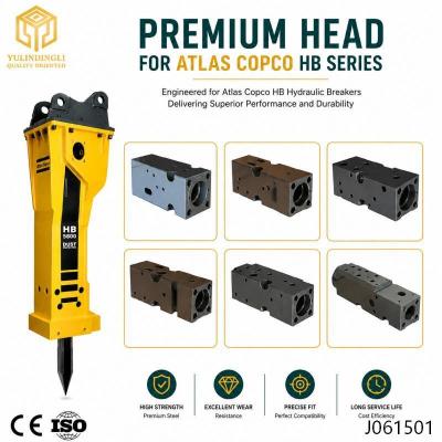 China ISO9001 ATLAS COPCO Breaker Parts Breaker Front Head For Rock Breaking for sale