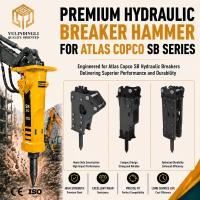China ISO9001 Atlas Copco Hydraulic Breaker Hammer VibroSilenced For Backhoe for sale