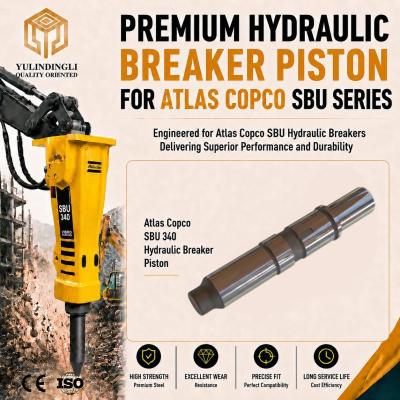 China Forged Atlas Copco Hydraulic Breaker Piston Heavy Mining Jack Hammer Parts ODM for sale