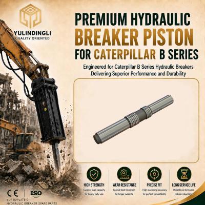 China CAT Hydraulic Breaker Spare Parts Impact Wrench Piston For Excavator Demolition Hammer for sale
