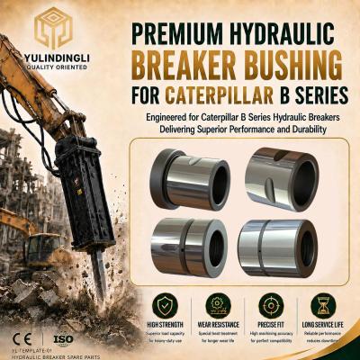 China OEM Hydraulic Hammer Components Replacement CAT B30 B60 B90 Rock Breaker Bush Guide Sleeve for sale