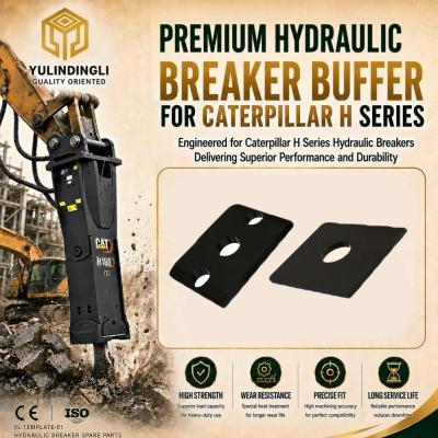 China Rubber CAT H rock Hydraulic Hammer Tools Buffer Wear Plate Spares Oil Resistant for sale
