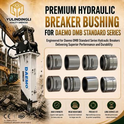 China Aftermarket Daemo Hydraulic Breaker Bushing Inner Outer Thrust Ring Spare Parts for sale