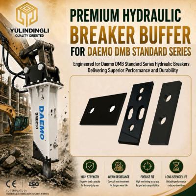 China Daemo Hydraulic Hammer Accessories Buffer Wear Plate For Rock Breaking for sale