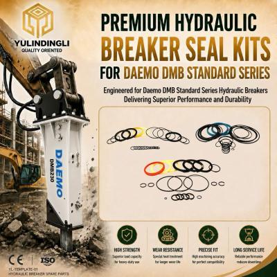 China Daemo Hydraulic Breaker Seal Kits Replacement DMB Standard for sale
