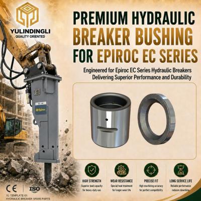 China Epiroc EC Series Inner Bush / Outer Bush For Hydraulic Breaker Guide Repair for sale