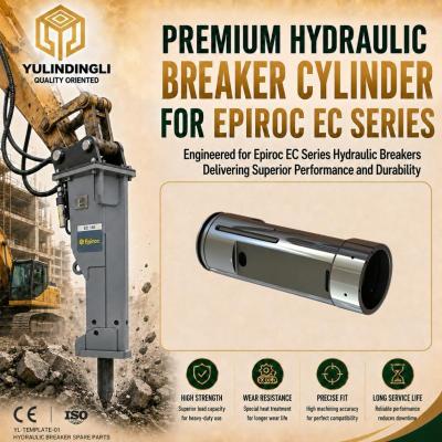 China Epiroc EC Series Main Cylinder Body For Hydraulic Hammer Pressure System Rebuild for sale