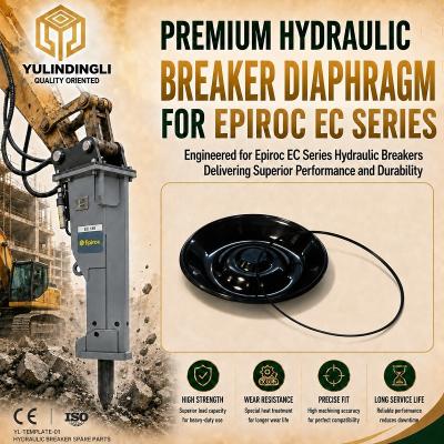 China Epiroc EC Series Accumulator Diaphragm For Nitrogen Pressure And Impact Energy Control for sale