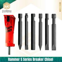 China Rammer S Series Hydraulic Hammer Parts Chisel For Quarrying Mining Excavator for sale