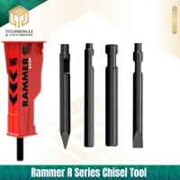 China 20CrMo RAMMER R Series Breaker Parts R Series Chisel Tool For Compact Excavators for sale