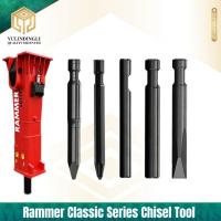 China 42CrMo Rammer Classic Series Hydraulic Breaker Bits Chisel For Demolition Excavator for sale