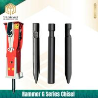 China OEM Excavator Breaker Parts Rammer G Series Hydraulic Hammer Attachment Chisel For Concrete Demolition for sale