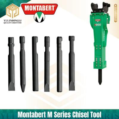 China Compact Concrete MONTABERT M Series Breaker Parts Chisels Replacement For Rock Excavation for sale