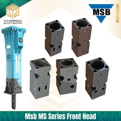 China MSB MS Series Hydraulic Breaker Front Head / Back Head for Chisel Support and Tool Guidance for sale