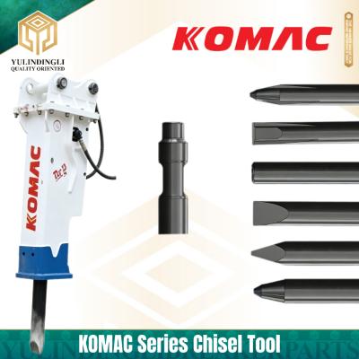 China KOMAC A and AT Series Hydraulic Breaker Chisel for Concrete and Rock Breaking for sale