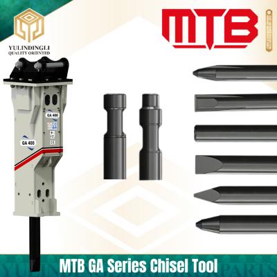 China MTB GA Series Hydraulic Breaker Chisels Replacement Rock Hammer Bits for sale