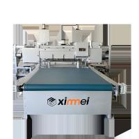 China Sponge PU Vertical Blade cutting foam machine Automatic Cutter In One Go for sale