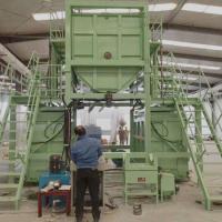 China Stirring Volume 15m³ Rebonded Foam Machine Capacity 40r/m Scraps Plastic Foam Recycling Machine for sale
