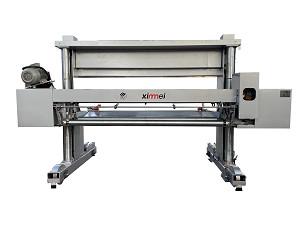 China 2200mm SKD11 Blade Pu Cutting Machine Linear Rolling Guide Horizontal Splitting for sale