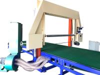 China CNC Foam Sponge EVA Slices Cutter High Speed Soft Belt Conveyor Suction for sale