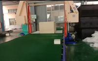 China Sponge Roll Sheet Foam Cnc Machine Horizontal Splitting With Vacuum for sale