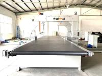China Automatic Sponge Vertical High Precision Edge Trimming Machine For Foam Cutting to Slabs Strips for sale