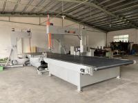 China Automatic Sponge Vertical High Precision Edge Trimming Machine For Foam Cutting to Slabs Strips for sale