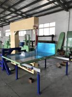 China PU Foam Sponge EVA EPE Vertical Cutting Machine Maual Move Moving Platform for sale