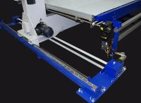 China Sponge Vertical Straight Large Cnc Foam Cutter PLC Control Rotary Work Table for sale