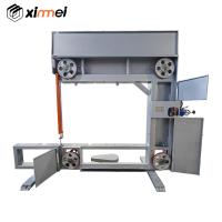 China Mattress Foam Cutting Machine 4 wheels Industrial Vertical knife cutting machine capable of cutting various materials for sale
