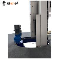 China C-618 High-End Round Worktable Carousel Horizontal Band Knife cutting Machine and Quiet Operation PU Foam blocks Cutting Machine with Anti-Skid Sand surface Platform and Air Absorption for sale