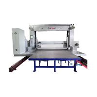 China C517 Horizontal Reciprocating linear guide motion band knife long foam block skiving air suction high precision high cutting speed All auto electric control with winding edge trimming New model C517 for sale
