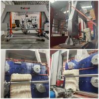 China High-Precision One-Person Operated Semi-Automatic Digital Control Sponge Foam Horizontal Cutting Machine — Rebonded foam block Horizontal Splitting PLC Servo System Solution for sale