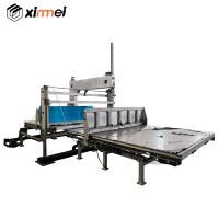 China Fully Automatic Vertical Cutting Machines for Flexible PU, Rebond and Viscose Foam PE Band knife or Band Saw Trimming Blocks Rectangular cutting cut into length for sale
