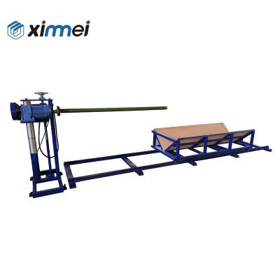 China Boring Machine Drilling In Center Of Foam To Allow Sponge Bar To Be Inserted For Peeling Machine Skiving Cylinder Foam Into Thin Infinitely Long Rolls As Pr-machine For Peeling Processing for sale