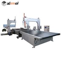China Automatic PLC Vertical Cutting machine multi-angle rotation cutting capability suitable for composite materials EPE Sponge EVA Rock Wool Honeycomb Scouring Pad Sponge Composite Fabric Coconut Coir for sale