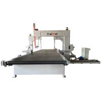 China Automatic PLC Vertical Cutting machine multi-angle rotation cutting capability suitable for composite materials EPE Sponge EVA Rock Wool Honeycomb Scouring Pad Sponge Composite Fabric Coconut Coir for sale