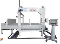 China Fully Automatic Vertical Cutting Machines for Flexible PU, Rebond and Viscose Foam PE Band knife or Band Saw Trimming Blocks Rectangular cutting cut into length for sale